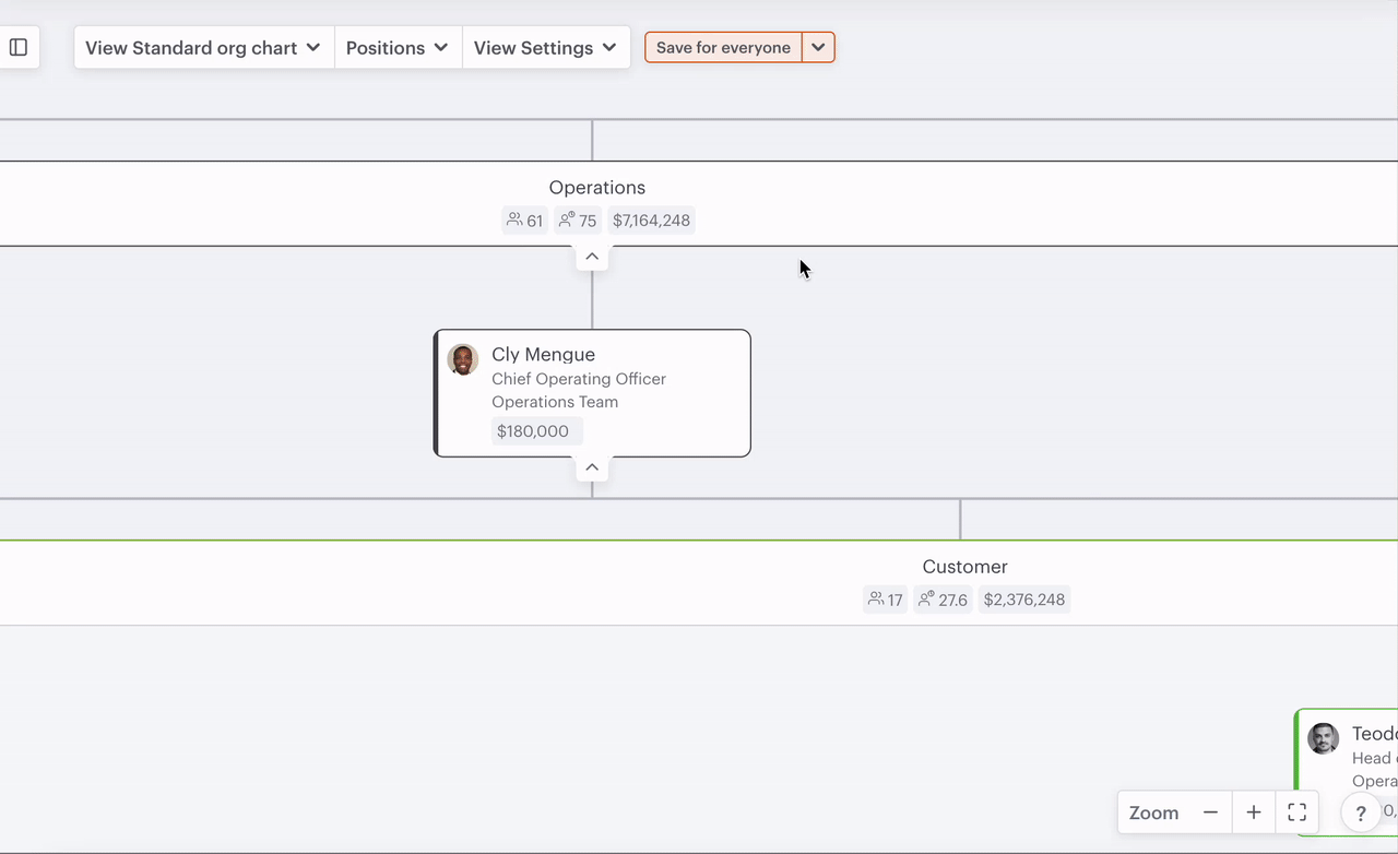 How to export your organizational chart and data