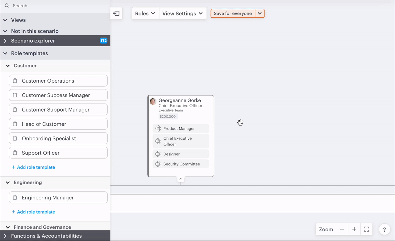 How to export your organizational chart and data