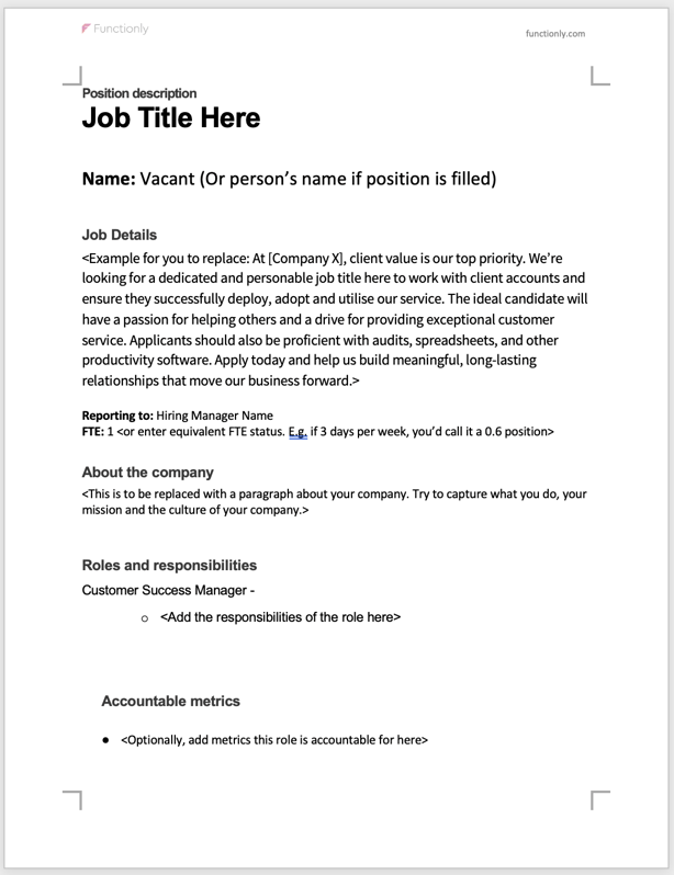 Job Descriptions or Position Descriptions? What's the Difference?