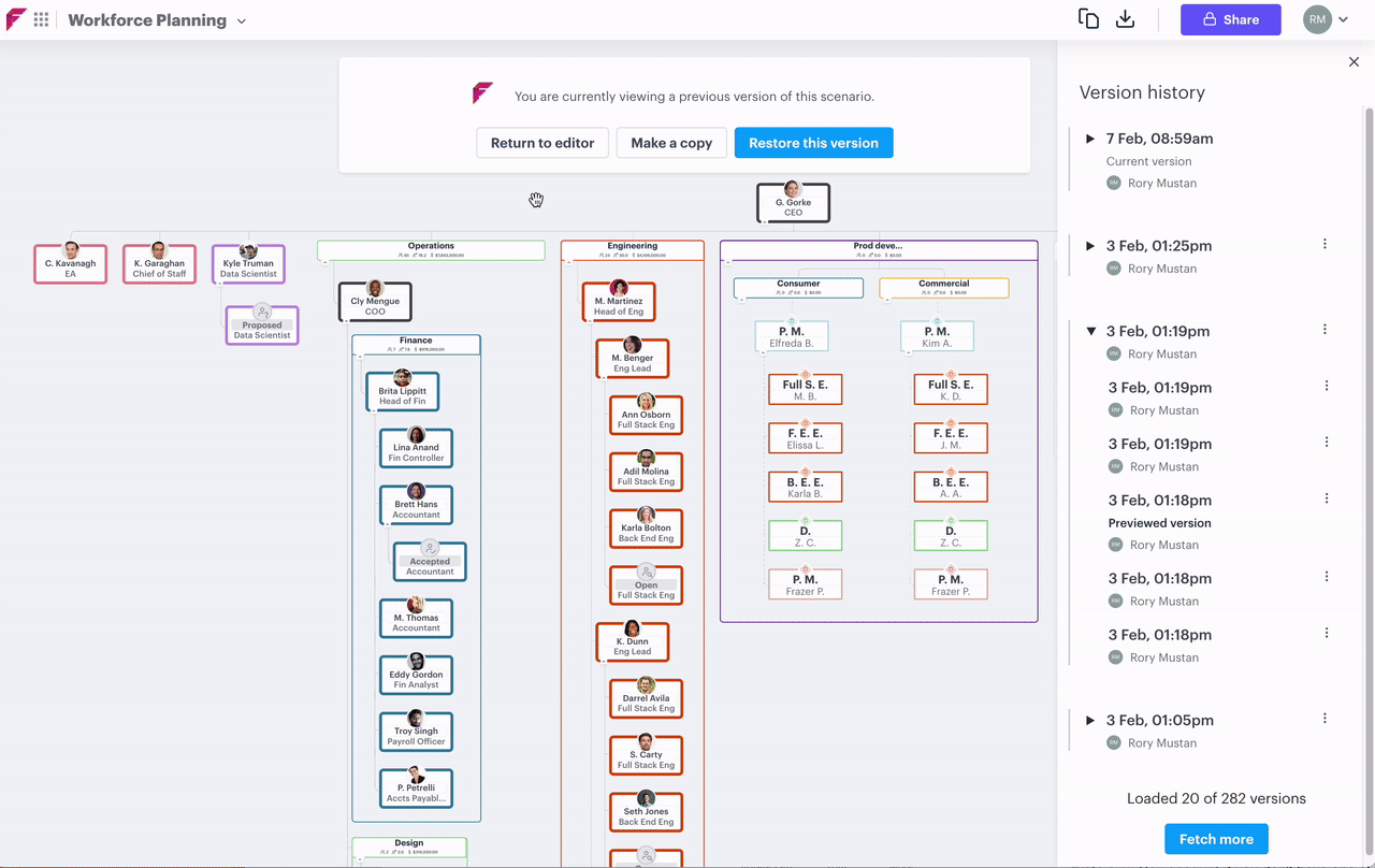 How To Restore And Copy Earlier Versions Of Your Scenarios Using history 
